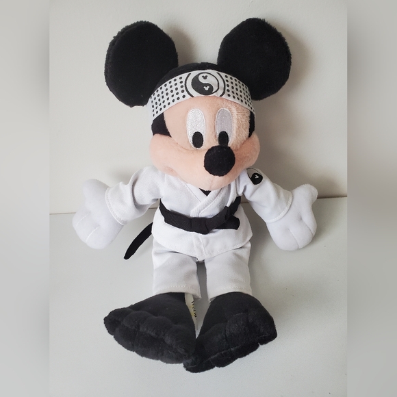 Disney | Toys | Walt Disney World Karate Black Belt Mickey Mouse 2 Bean ...